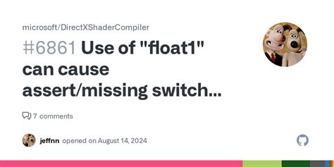 Use Of Float1 Can Cause Assertmissing Switch Case · Issue 6861 · Microsoft