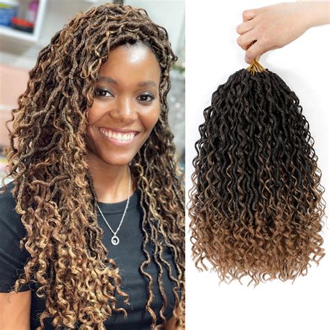 Sambraid Goddess Locs Crochet Hair 14 Inch 8 Packs New Goddess Faux