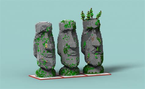 Moai Statues Easter Island Head Pack Free Download Minecraft Map