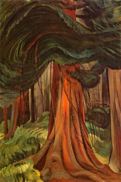 Art Country Canada Emily Carr Red Cedar Giclee On Canvas