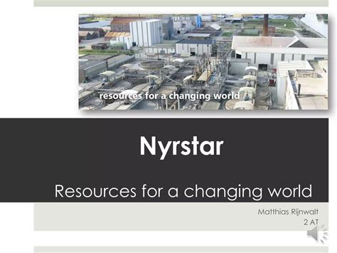 Presentation Nyrstar Pptx