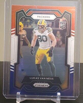 2023 Prizm Lukas Van Ness Red White And Blue Prizm Packers Rookie