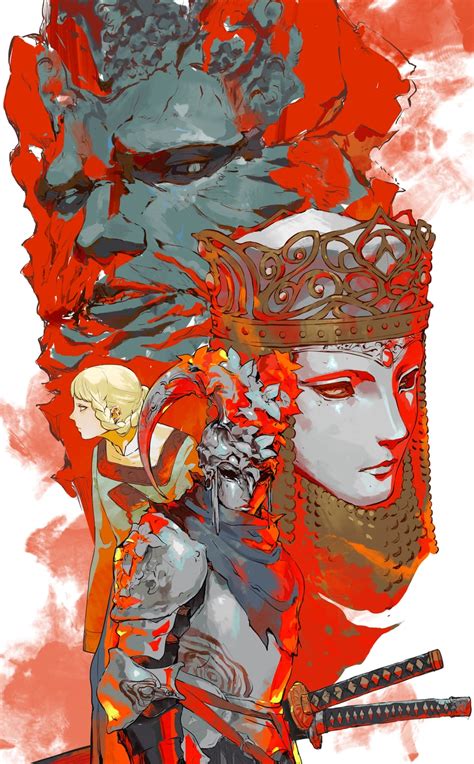 Rya Lady Tanith Praetor Rykard And Juno Hoslow Elden Ring Drawn By