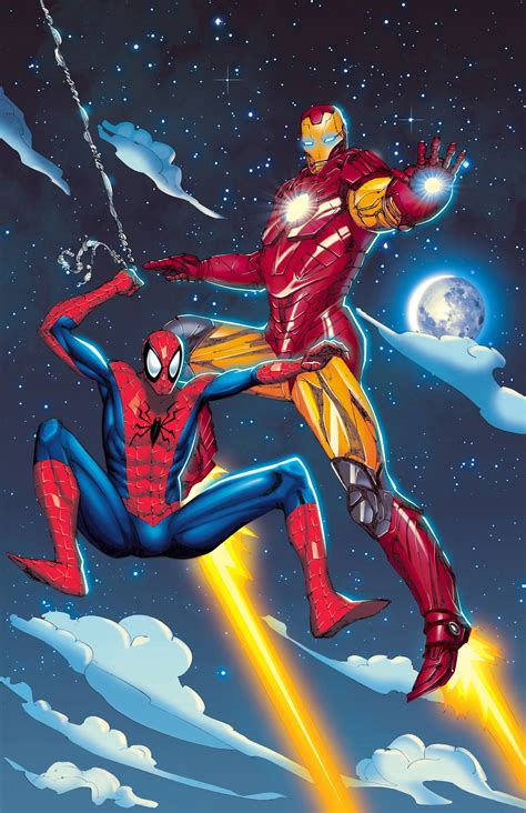 Spiderman Vs Ironman Drawings