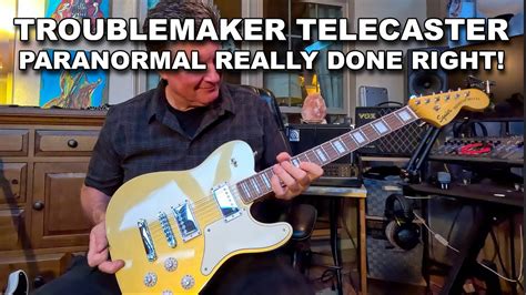 Squier Troublemaker Telecaster Aztec Gold Paranormal Guitar Really Done Right Youtube