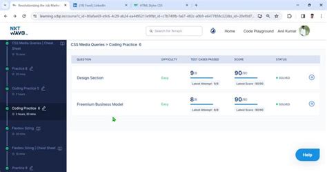 Video Anil Kumar Marapatla On Linkedin Day47 50daysofcodechallenge Responsivewebdesign