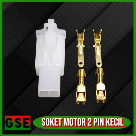 Jual Soket Motor 2pin Kecilskun Jual 10 Pasang1pack Conector Motor