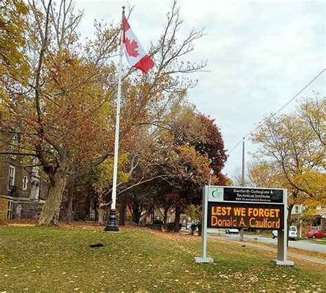 Lest We Forget Danforth Collegiate Remembers 2300 Staff Students And