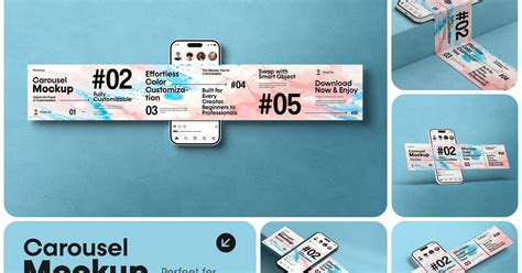 Instagram Carousel Branding Mockup Product Mockups Ft Instagram
