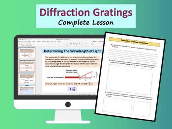 Diffraction Gratings Physics Lesson By Resourcify TPT