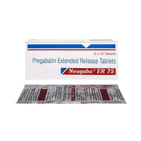 Neugaba Er 75mg Tablet For Nerve Pain Relief Sun Pharma