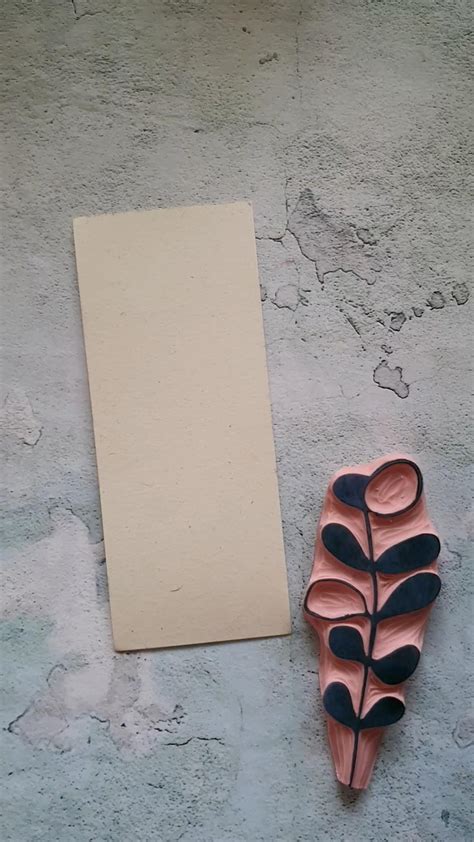 Eucalyptus Leaf Rubber Stamp For Cardmaking Eucalyptus Leaf Stamp For