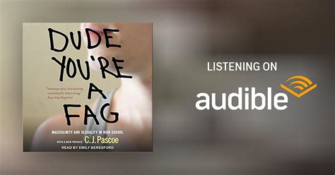Dude Youre A Fag Audiobook By C J Pascoe