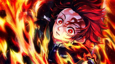 Tanjiro Fire Wallpapers Top Free Tanjiro Fire Backgrounds