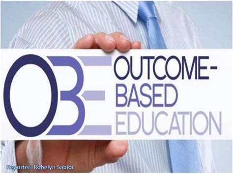Outcomes Based Education Ppt
