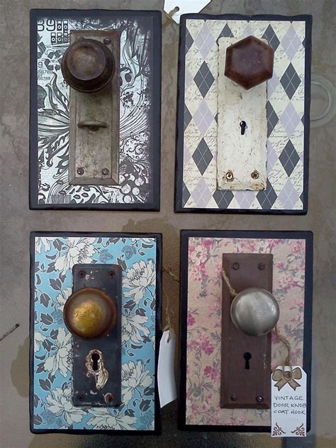 Pin By Janet Riesland On Door Knobs Scrap Wood Crafts Old Door Knobs