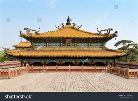 Chinese Ancient Palace Building In Classic Ming Dynasty Architecture In