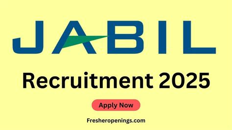 Jabil Off Campus Drive 2025 Hiring For Freshers As Graduate Apprentice