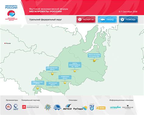 Интерактивная Flash презентация Мегапроекты России