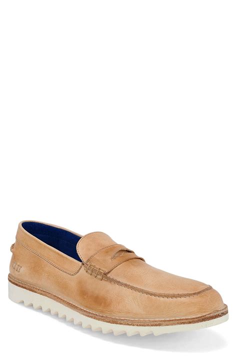 Bed Stu Magellan Penny Loafer Beige Editorialist