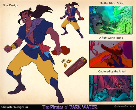Pirates Of Dark Water Visual Development Behance
