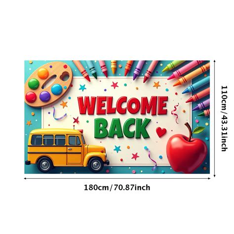Luufilx Welcome Back Banner For Office School Decorations With Balloons