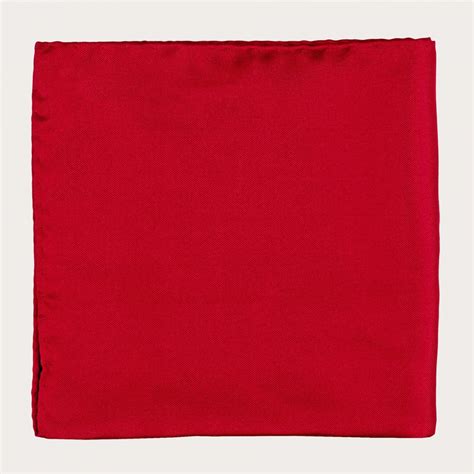 Pocket Square Silk Red