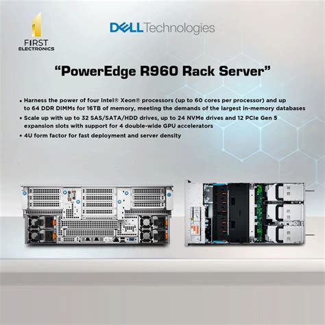 Poweredge R960 Rack Server Harness First Electronics