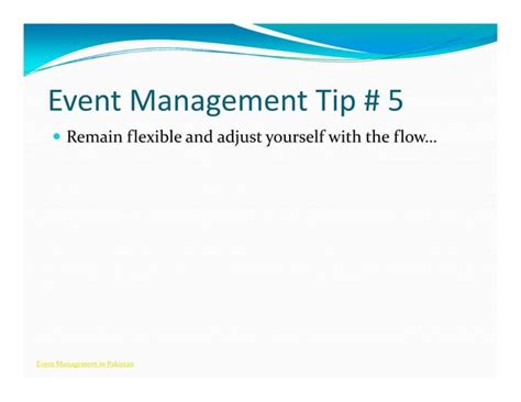 Top 10 Event Management Tips Pdf