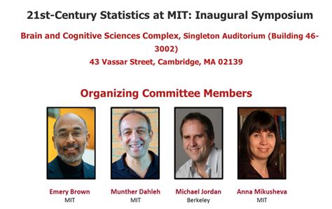 Videos From Mit Statistics Symposium Available Online Idss