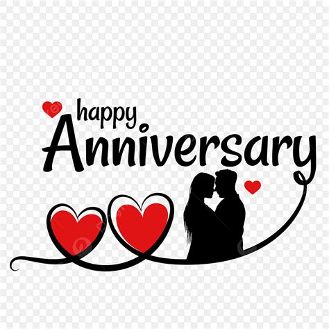 Happy Wedding Anniversary Vector Art Png Happy Anniversary Wedding Or