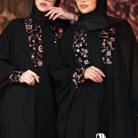 خرید و قیمت مانتو عبا مجلسی شکوفه پارچه کرپ حریرکار مشکی خرجکار حالت