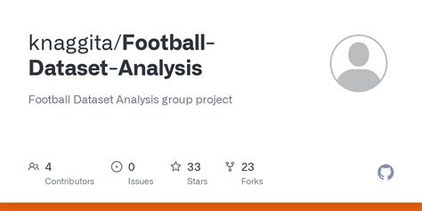 github knaggita football dataset analysis football dataset analysis