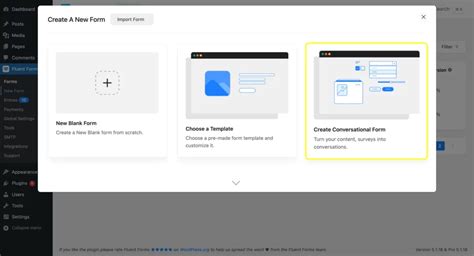 How To Create Conversational Forms In Wordpress Fluent Forms