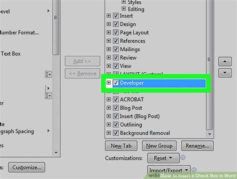 How To Insert A Check Box In Word Steps With Pictures