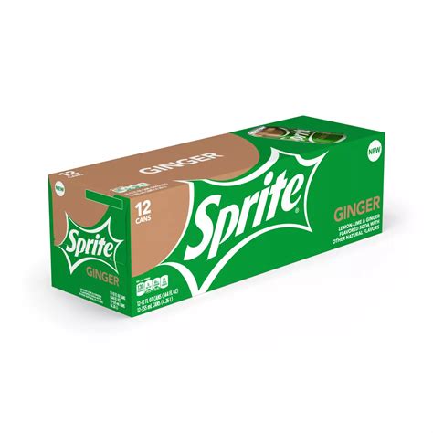 Sprite Ginger Soda 12 Oz Cans Shop Soda At H E B