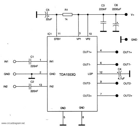 Car Power Amplifier Circuit Diagram