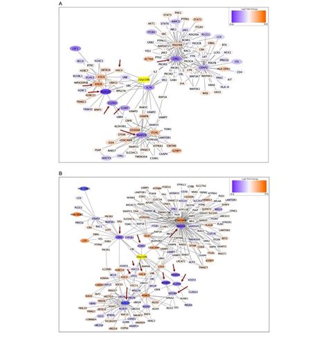 Pathway Interaction Network Figure 1a Represents The Significant Path