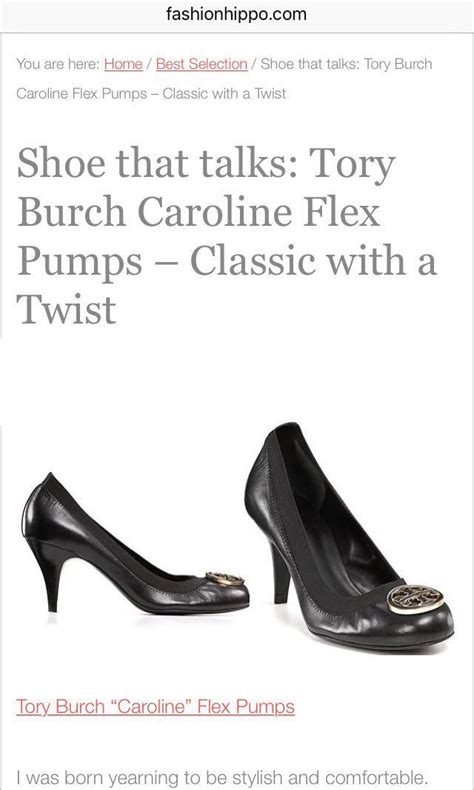 Tory Burch Caroline Pumps Womens Fashion Footwear Loafers On Carousell
