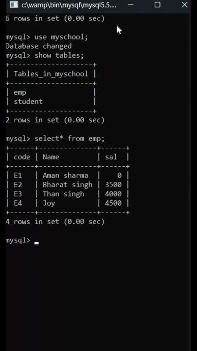 Like All Mysql 💫🔥 Shortsvideo Short Shorts Coder Codinglife Code