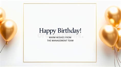 Happy Birthday Corporate Card Stock Illustrations 32055 Happy