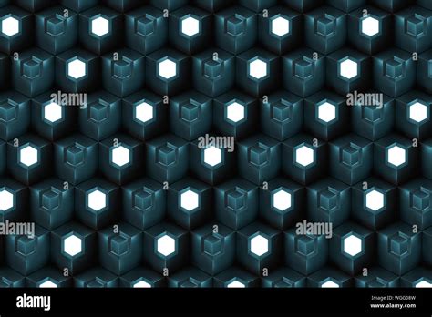The Wall With Duplicate Squares Stacked 3d Rendering Computer Digital