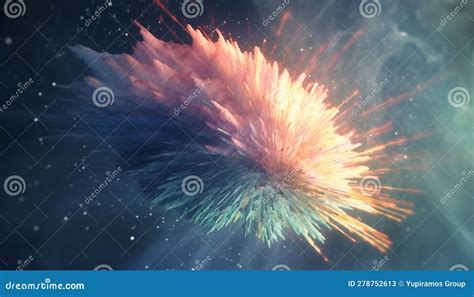 Exploding Galaxy Backdrop Illuminates The Dark Night With Star Shapes