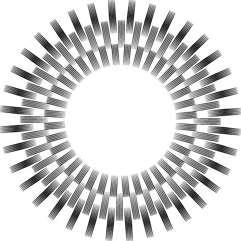 Sun Rays Abstract Hand Drawn Brushes Rays Sun Circle Ray 29347201