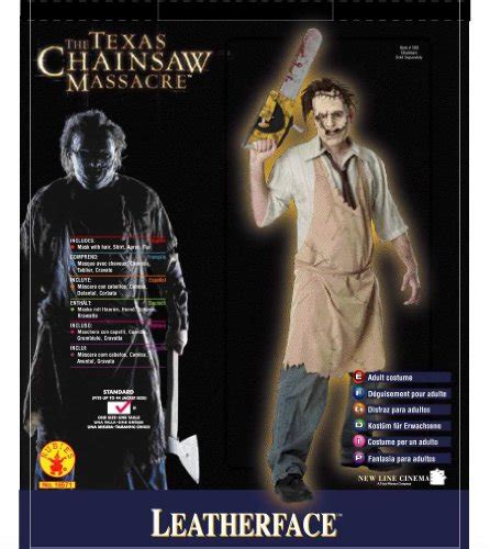 Texas Chainsaw Massacre Leatherface Costume White Standard Home