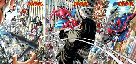 Spider Verse Artwork From Yusuke Murata One Punch Man Artist Rspiderman