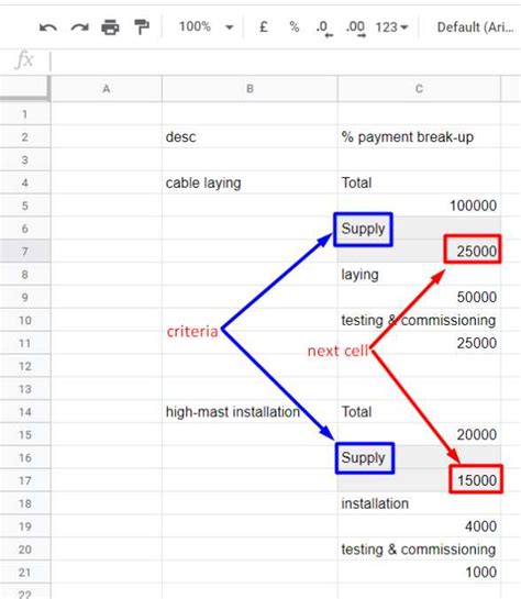 Filter Next Row To The Filter Criteria Row In Google Sheets