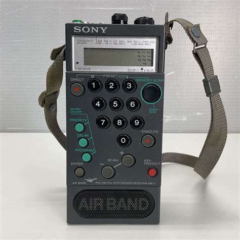 営ab60 60t Sony ソニー Air 7 Air Band エアバンド Fm Am Pll シンセサイザー受信機 ハンディ受信機 通電確認済受信機｜売買されたオークション情報
