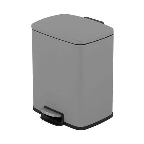 Innovaze 53 Gal Stainless Steel Trash Can With Lid And Liner Bucket