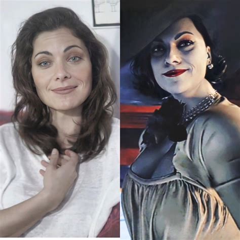 Helena Mankowska The Face Model Of Lady Dimitrescus Resident Evil